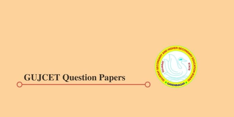 GUJCET Previous Year Question Papers with Answers in PDF - 2022