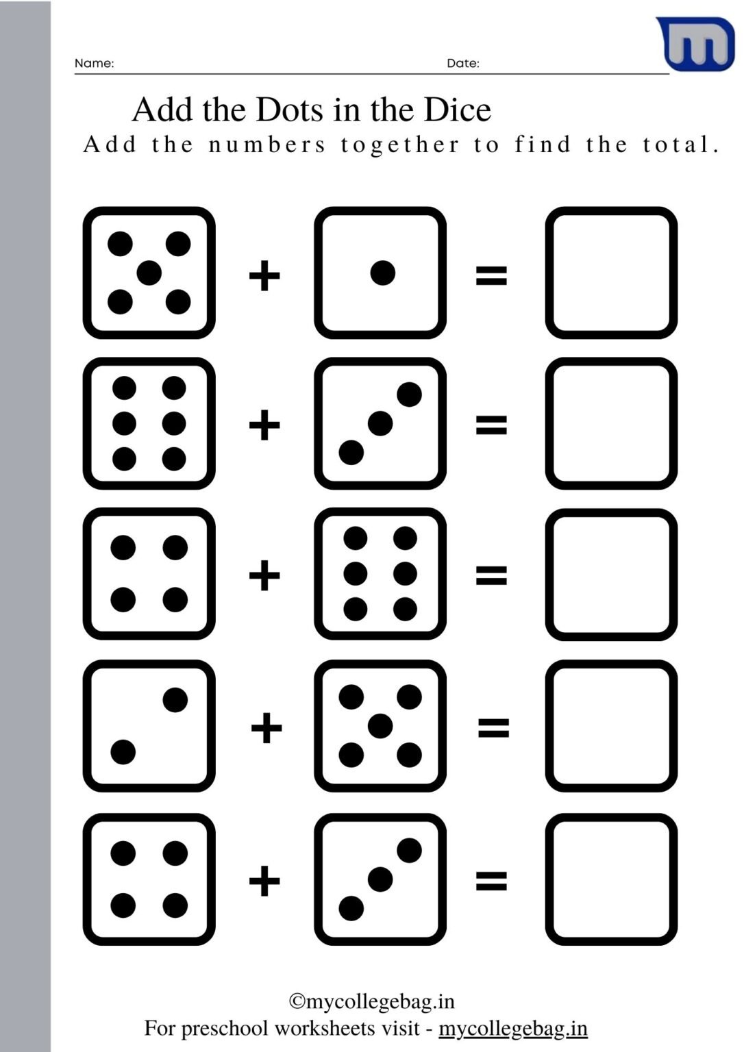 Printable Addition Worksheets